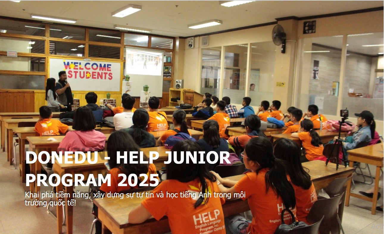 TIỆN ÍCH TẠI TRƯỜNG HỌC – TRẠI HÈ TIẾNG ANH HELP - DONEDU